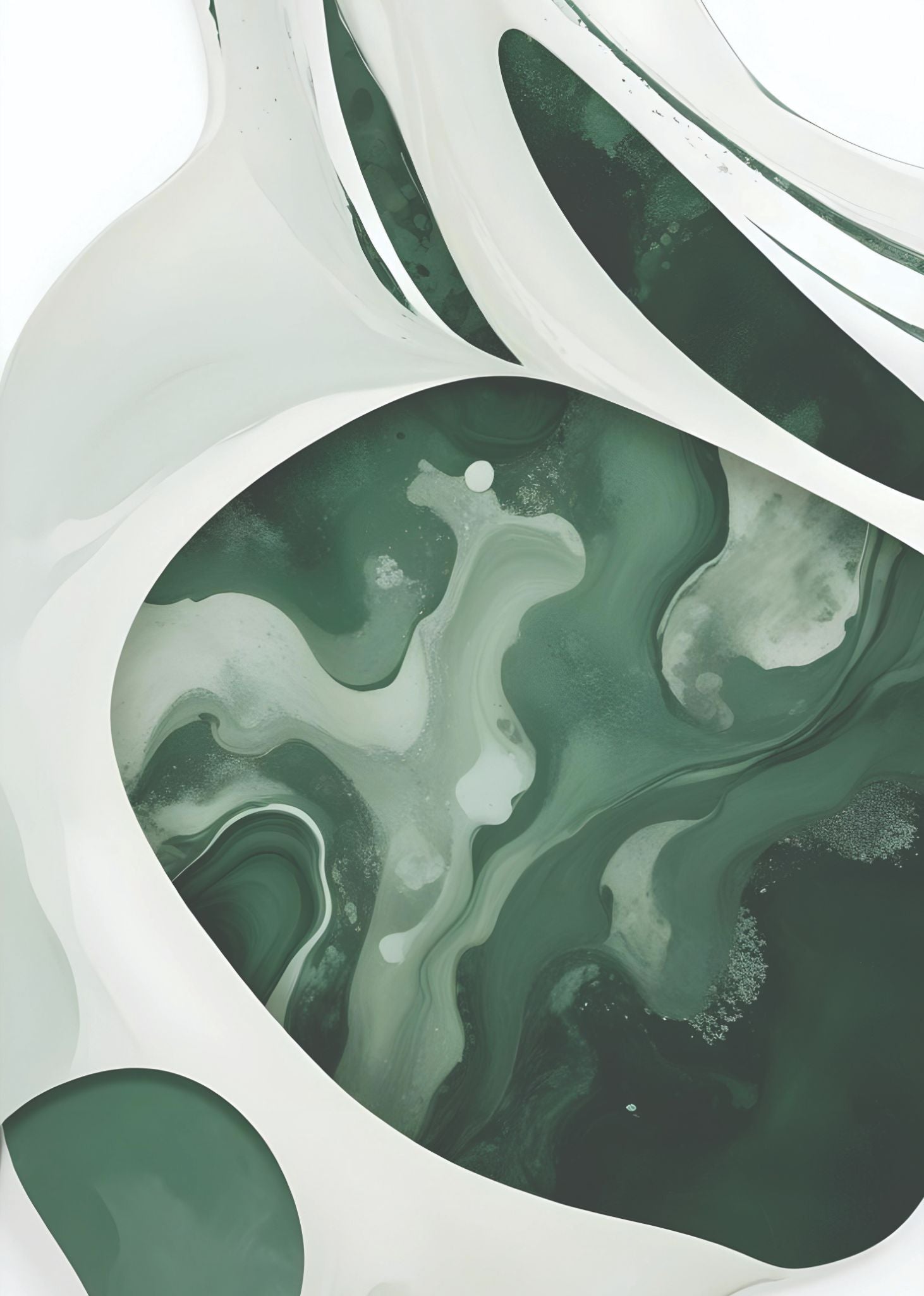 Emerald Flow Poster – Project Art